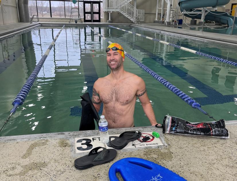 Josh Danielson, King of the Noon Hour, Completes 100 Miles | Kandiymca.org